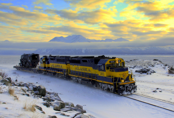 Historic steam engine returns home to Alaska