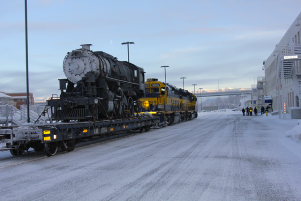 Historic steam engine returns home to Alaska