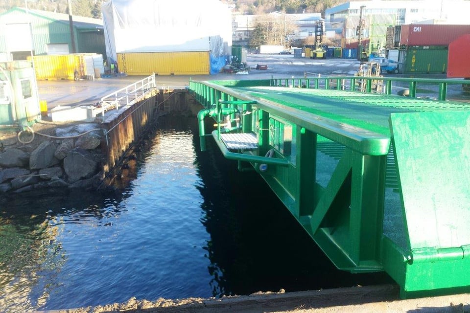 New barge ramps in Ketchikan, Petersburg