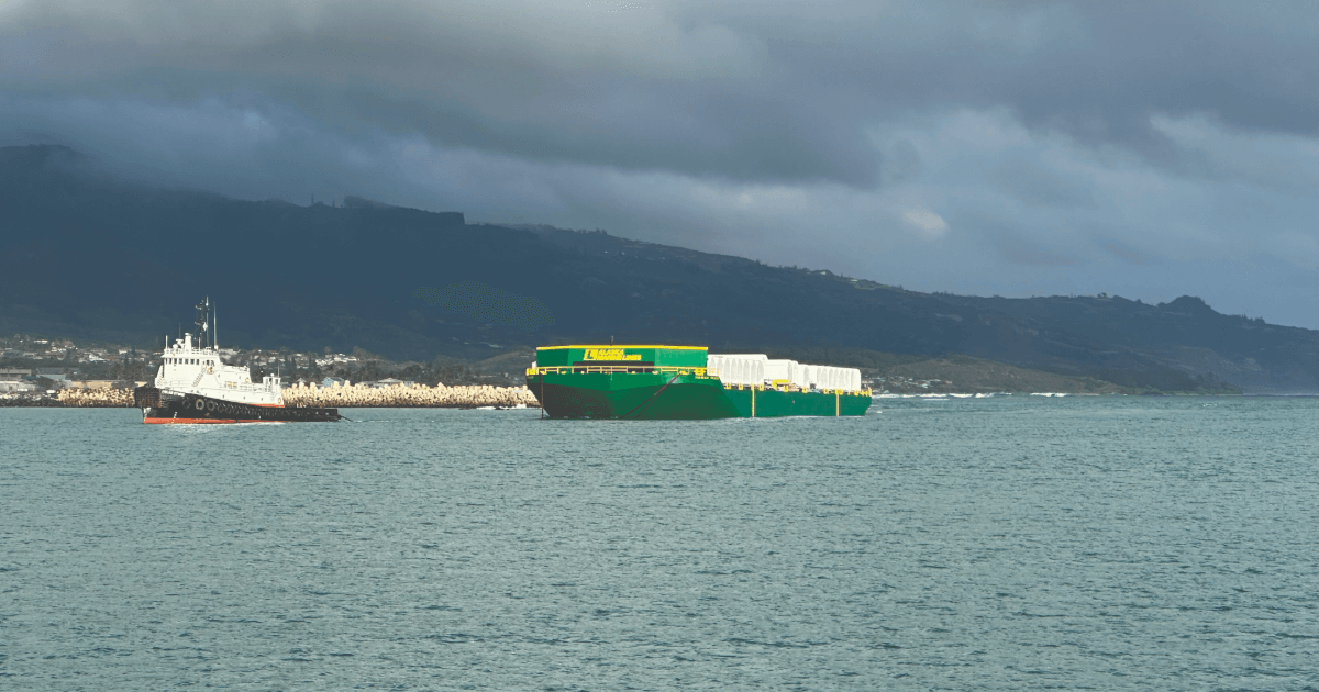 Alaska Marine Lines moves mods to Hawaii for FEMA project