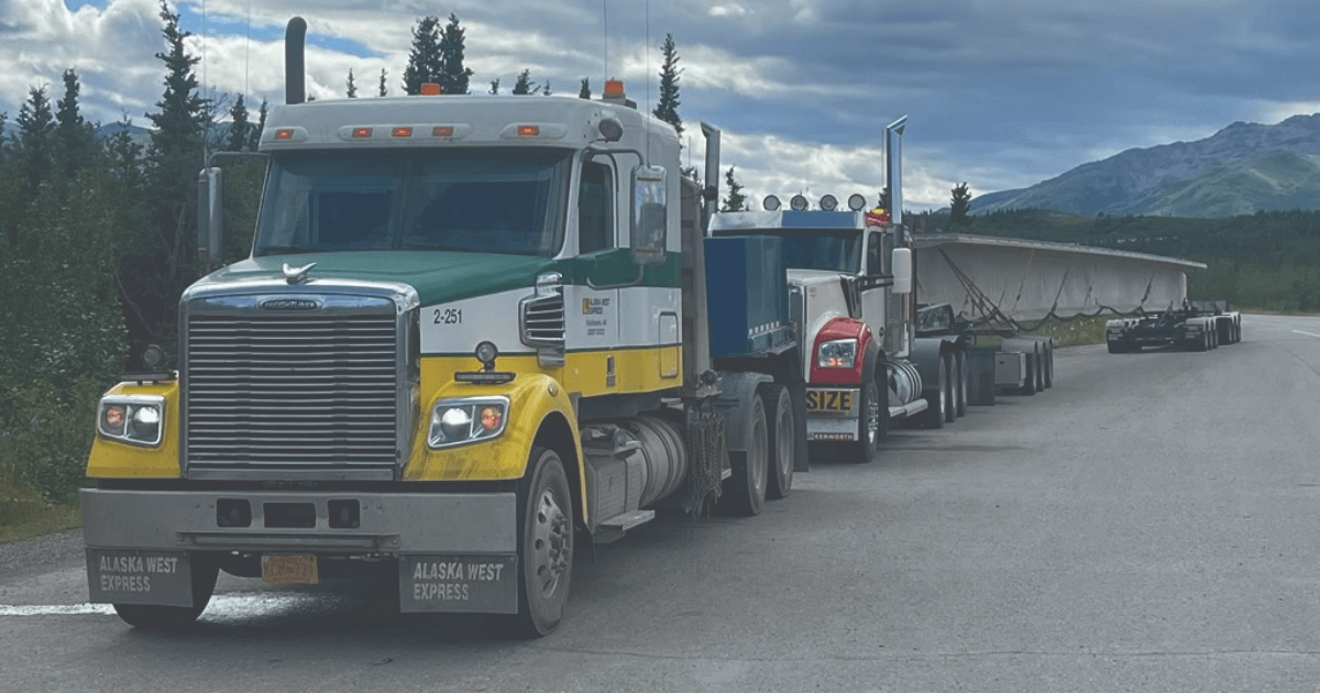 Alaska West Express shows heavy haul expertise with mods, cats and ...