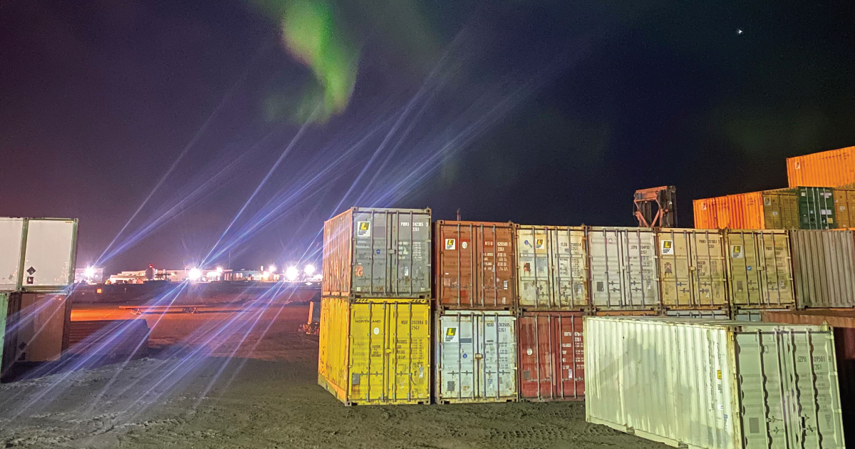 Lynden handles multi-modal frac sand delivery from Alberta to Prudhoe Bay