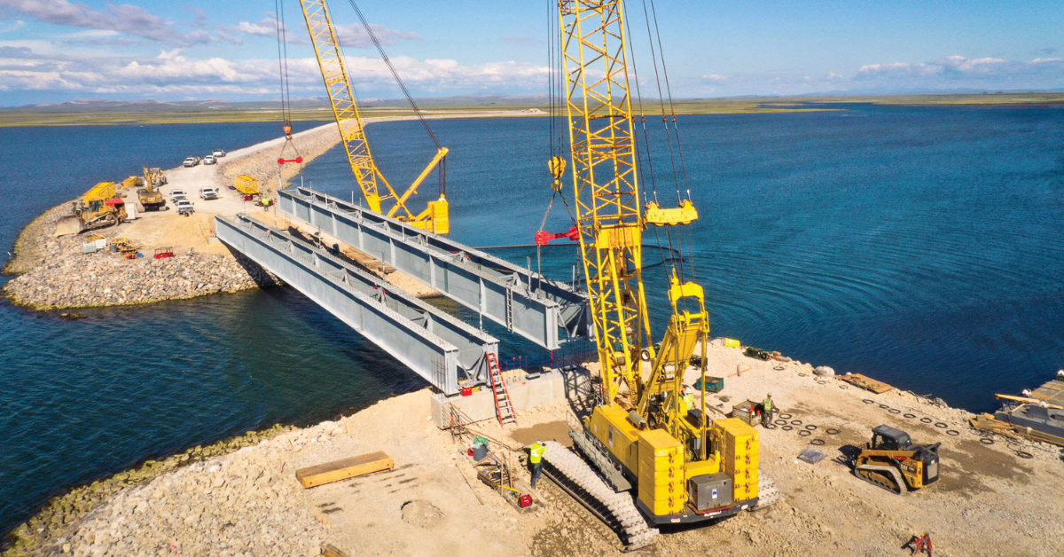 A look back at the Kivalina Evacuation road and bridge project in ...