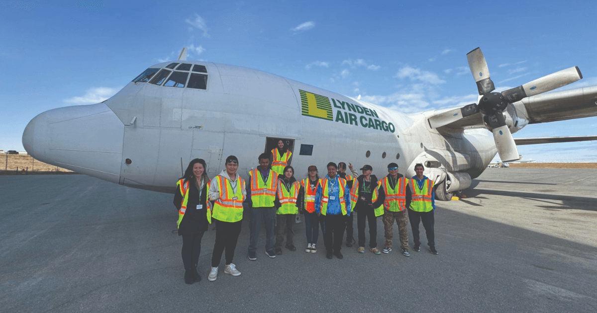Student visits bring Lynden into the cockpit, classroom