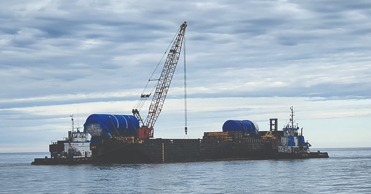 Multi-modal tank move from India to Prudhoe Bay