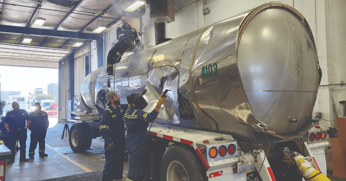 LTI, Inc. and fire department collaborate at safety training